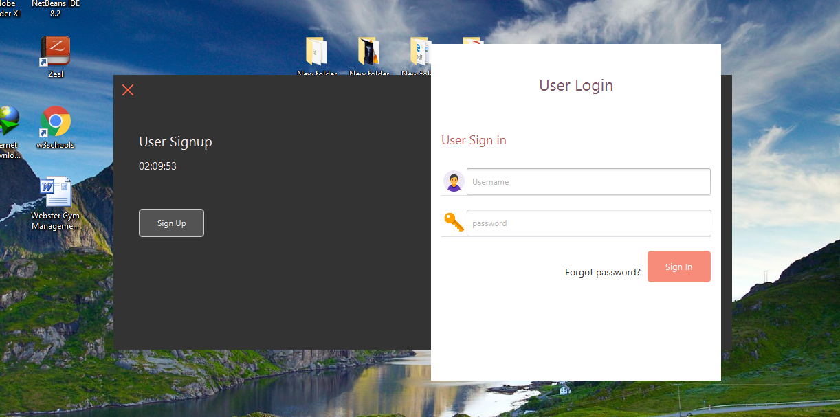 Javafx Animated Login And Sign Up Form Sourcecodester